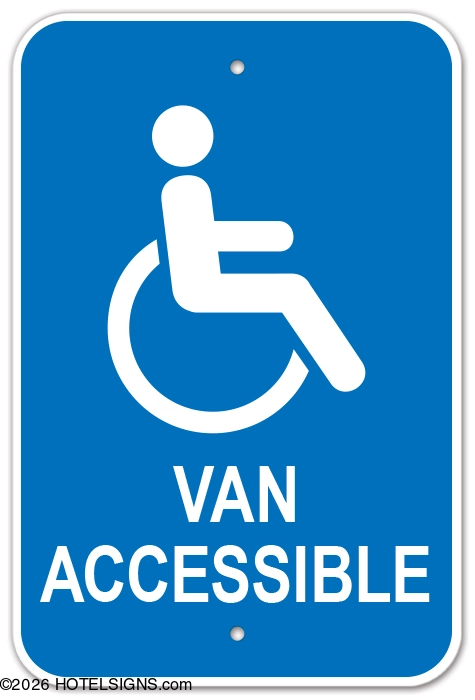 AmericInn Sign Store by HOTELSIGNS.com | van accessible parking sign ...