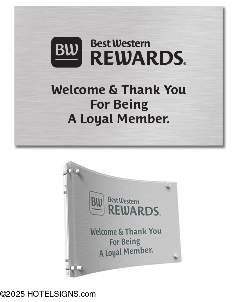 Best Western Sign Store by HOTELSIGNS.com | bw rewards member plaque ...