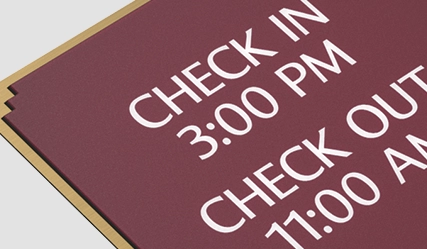 Marquis Informational Signs | HOTELSIGNS.com