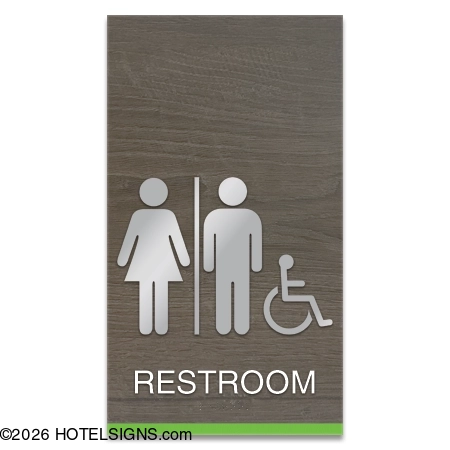 Extended Stay America by HOTELSIGNS.com | restroom sign with male ...