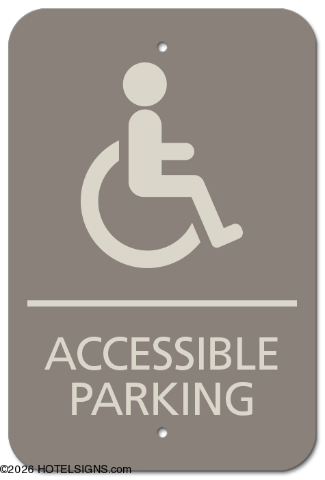 Hampton Sign Store by HOTELSIGNS.com | accessible parking sign isa ...