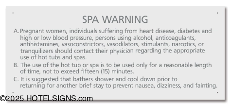 Hampton Sign Store by HOTELSIGNS.com | state pool sign spa rules rhode ...