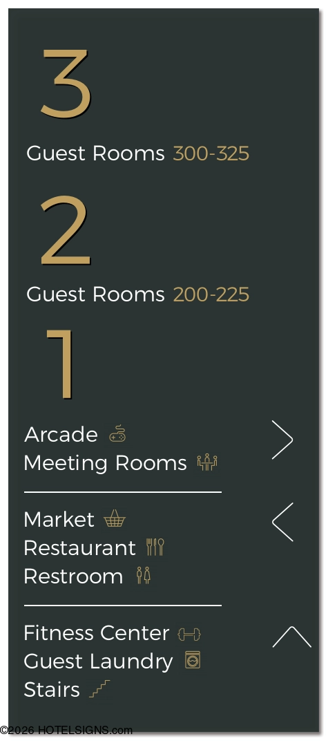 Holiday Inn Family Sign Store by HOTELSIGNS.com | 10 line directional ...