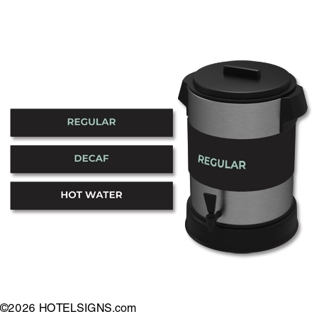 Holiday Inn Family Sign Store by HOTELSIGNS.com | set of 3 coffee urn ...