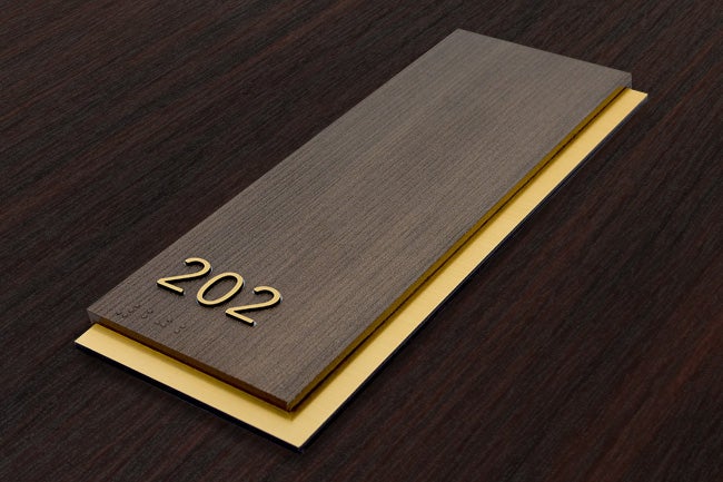 Custom ADA Signage for Hotels | Interior Signage Design | American Made ...