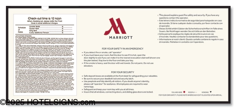 Marriott Full Service Sign Store by HOTELSIGNS.com | guest room ...
