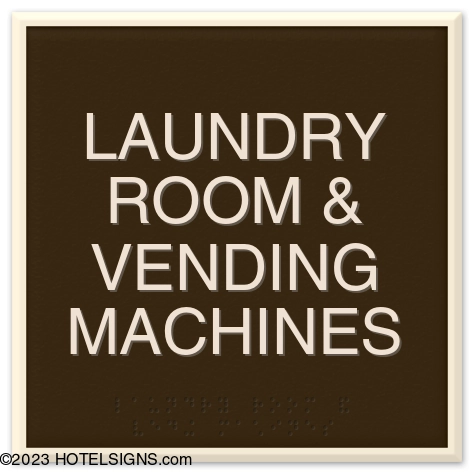 Red Roof Sign Store by HOTELSIGNS.com | 5 line common room sign room ...