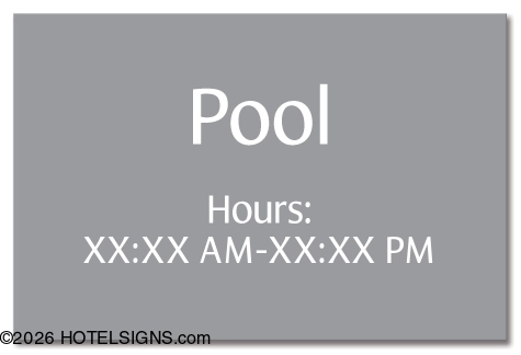 Spark Sign Store by HOTELSIGNS.com | pool information sign pool spa ...