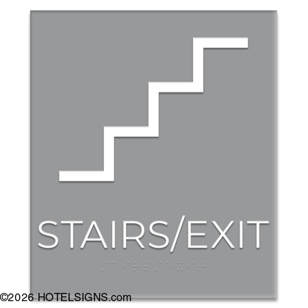 Spark Sign Store by HOTELSIGNS.com | stairs exit sign exit and stair ...