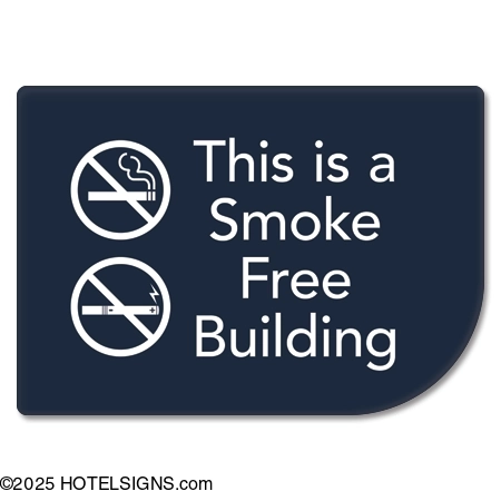 Marriott StudioRes by HOTELSIGNS.com | smoke free building sign no ...