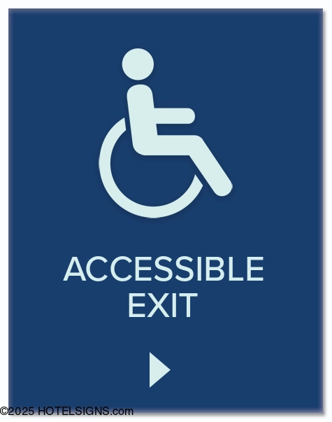 Tru Sign Store by HOTELSIGNS.com | accessible direction sign with isa ...