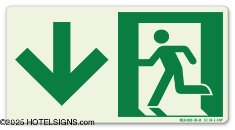 Tru Sign Store by HOTELSIGNS.com | photoluminescent emergency exit ...