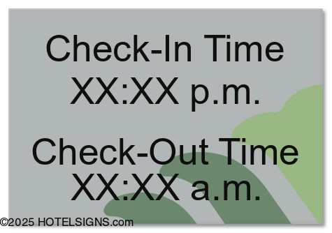 Wingate Sign Store by HOTELSIGNS.com | 5 line general information sign ...